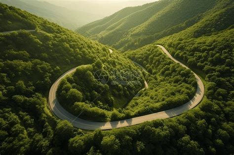 弯曲的山路高清图片下载 正版图片600068469 摄图网