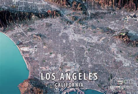 Topographic Map Los Angeles At William Pendleton Blog
