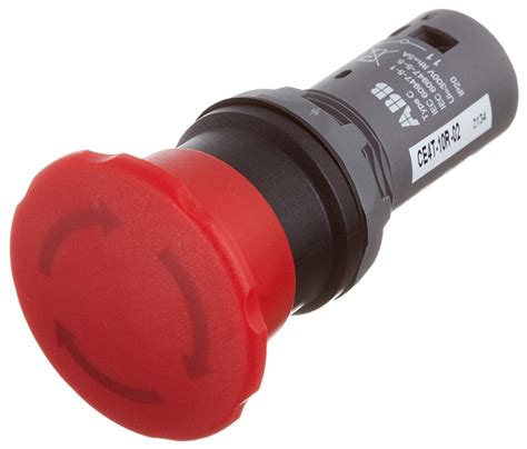 Кнопка аварийного останова с фиксацией 2нз отпускание поворотом 40мм