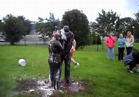 Strange Wedding Tradition Blackening Of The Bride Groom In Scotland