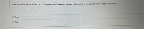 Solved Task Performance Increases To A Certain Point With A