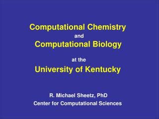 PPT Computational Chemistry PowerPoint Presentation Free Download ID 4803762