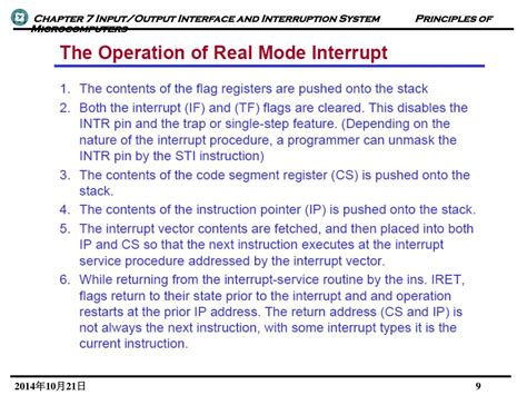 Ppt Interrupt Types Shown With Decreasing Priority Order • Reset