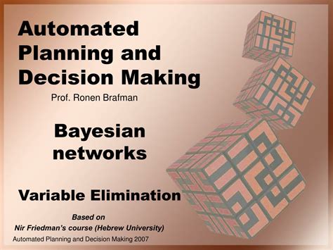 Ppt Bayesian Networks Variable Elimination Powerpoint Presentation