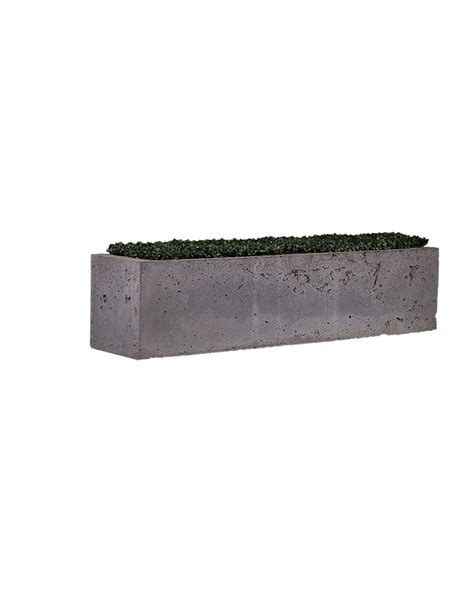Concrete Rectangle Pot Modern And Durable Planter For Stylish Decor