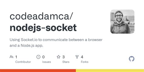 Github Codeadamca Nodejs Socket Using Socket Io To Communicate Between A Browser And A Node