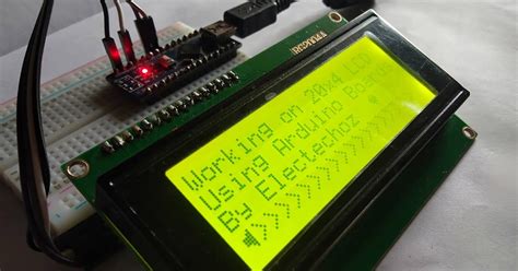 Display With 20x4 LCD Using Arduino 20x4 LCD Tutorial
