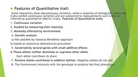 Polygenic Inheritancepptx Genetics Science