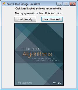 C Helper Load Images Without Locking Their Files In C