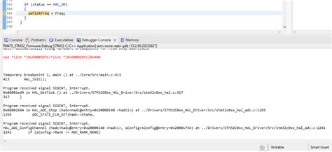 Breakpoints Dont Work In Stm32cubeide Breakpoin