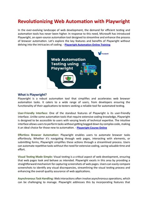 Ppt Playwright Course Online Playwright Automation Online Training