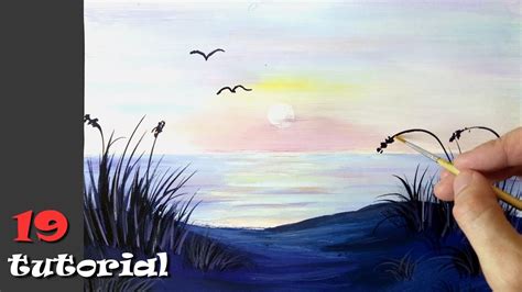 Картина гуашью за 20 минут Как нарисовать Техника для начинающих