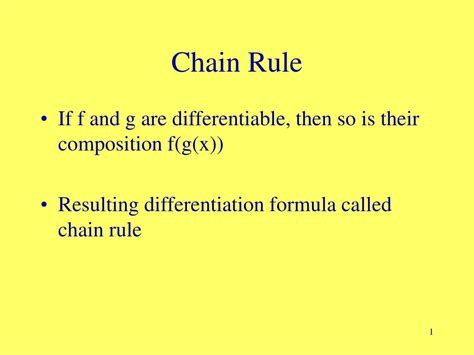 PPT Chain Rule PowerPoint Presentation Free Download ID 821097