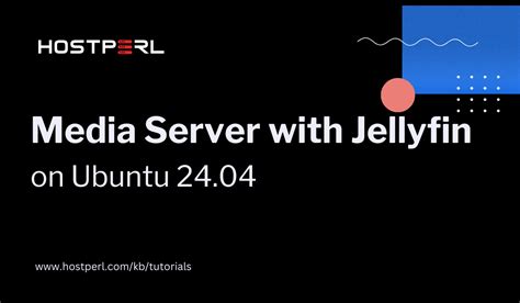 setup a media server with jellyfin on ubuntu 24 hostperl