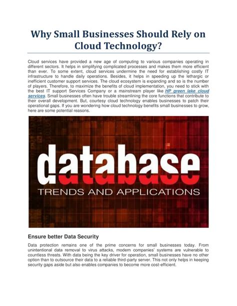 Ppt Why Should Small Businesses Rely On Cloud Technology Powerpoint Presentation Id 12090055