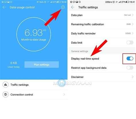 How To Display Network Speed Indicator On Status Bar [leeco Guide]