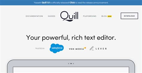 Codehints Quill Powerful Rich Text Editor For Modern Web — Codehints