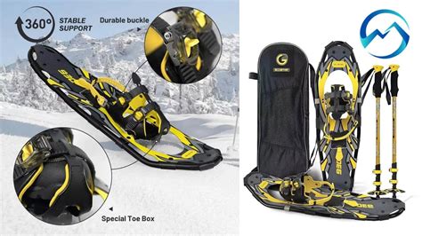 G2 თოვლის ფეხსაცმელი Snowshoes Youtube