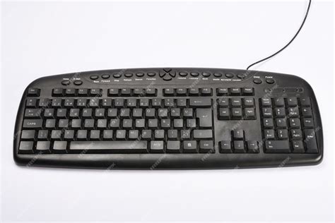 Premium Photo Close Up Of Computer Keyboard Against White Background