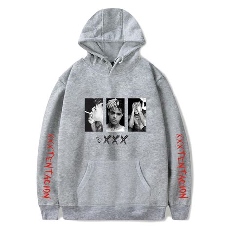 Xxxtentacion Hoodies Solid Color Rapper Xxxtentacion Icon Hoodie