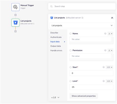 Bitbucket Server Connectors Tray Documentation