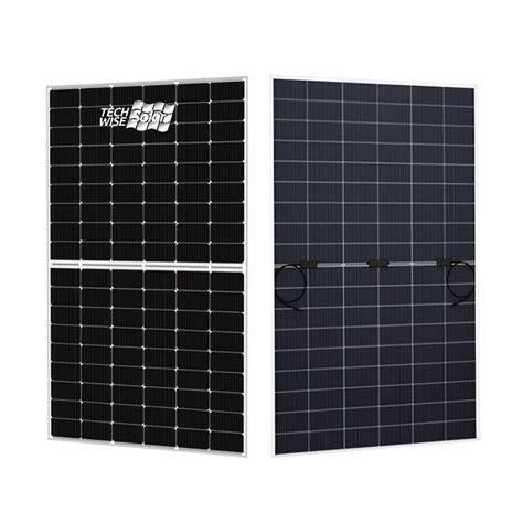Techwise Solar 400w 410w 420w Solar Energy Product Topcon Bifacial