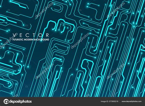 Abstract Circuit Board Background Artificial Intelligence Illustration Digital Innovation