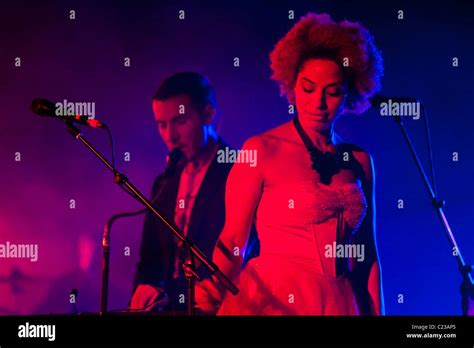 Guest Vocalist Martina Topley Bird And Massive Attack Performing At The
