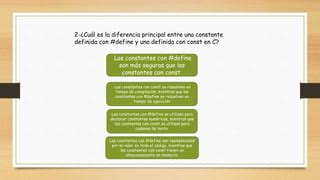 Constantes En C PPT