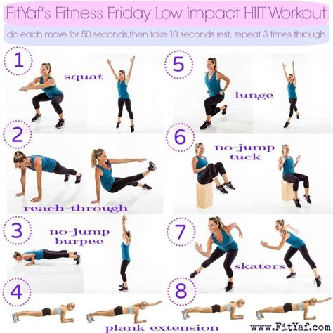 Low Impact Hiit Workout Виит Физкультурные упражнения Фитнес