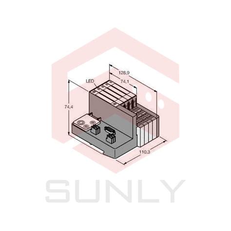 Economy Set For Simple Io Communication Via Profibus Dp In Ip20 Ti