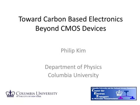 Ppt Toward Carbon Based Electronics Beyond Cmos Devices Powerpoint