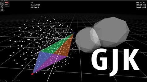 two different and unknown gjk algorithms visualized implemented and