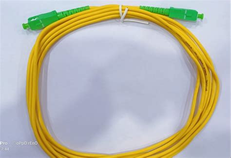 NETWROK Sc APC Patch Cord 5mtr PVC Yellow At Rs 36 In New Delhi ID 25694395573