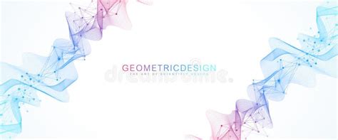 Abstract Tech Network Connection Dots Digital Technology And Big Data