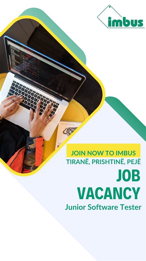 Imbus Peja On Linkedin We Are Looking For Qualified Young Professionals M F Who Are Interested…