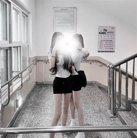 거울샷 교복 고딩