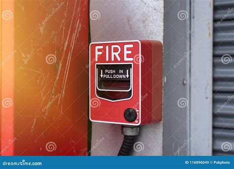 Fire Alarm Switch Stock Image Image Of Danger Building