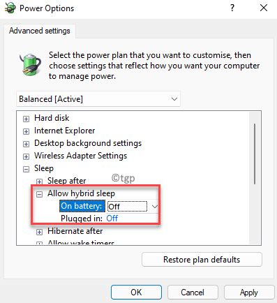 How To Enable Or Disable Allow Hybrid Sleep In Windows 11 10