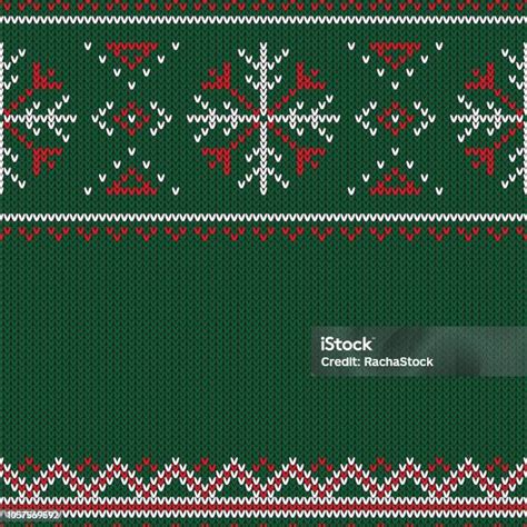 크리스마스 니트 패턴입니다 겨울 기하학적 패턴 완벽 한 집입니다 스웨터 스카프 이 불 이나 옷 질감에 대 한 디자인 0명에 대한 스톡 벡터 아트 및 기타 이미지 Istock