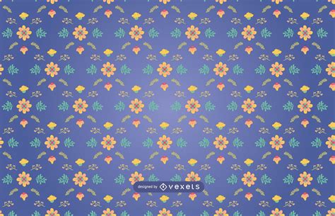 Flowers Seamless Pattern Vector Download