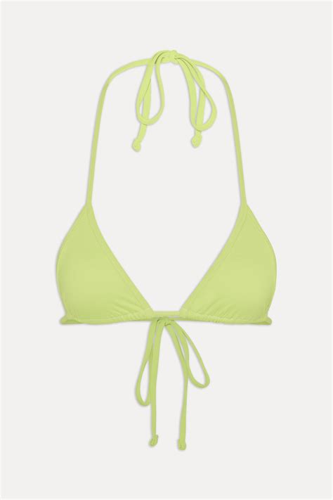 Paradise Halter Bikini Top Lily Pad