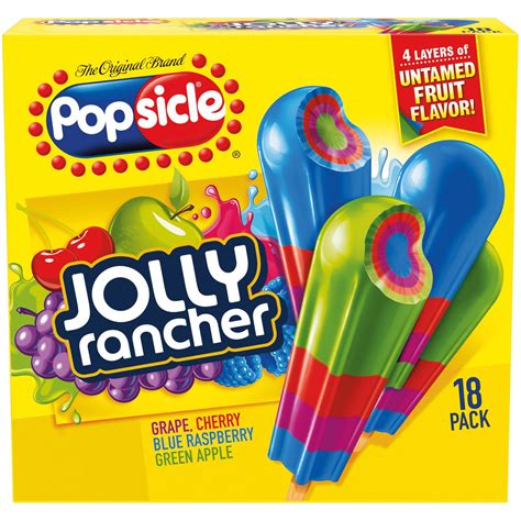 Jolly Rancher Popsicles Popsicle Jolly Rancher Sour Popsicles 18ct