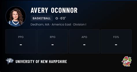 Avery Oconnor University Of New Hampshire Basketball Nil Deal Rallyfuel