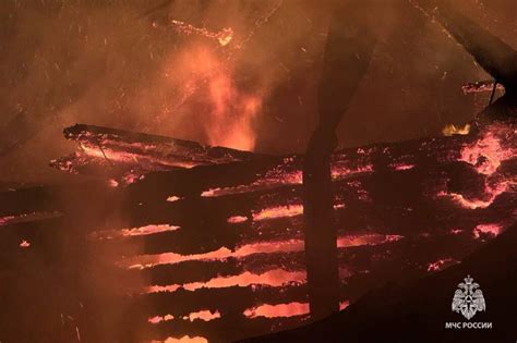 В Губахинском округе в результате пожара погиб человек