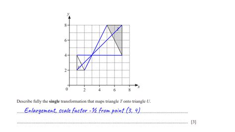 Transformations Past Paper Questions For Igcse Cambridge 0580