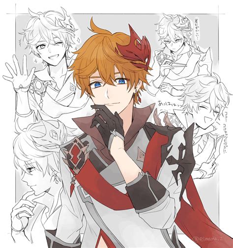Tartaglia Genshin Impact Drawn By Sugaharu Danbooru
