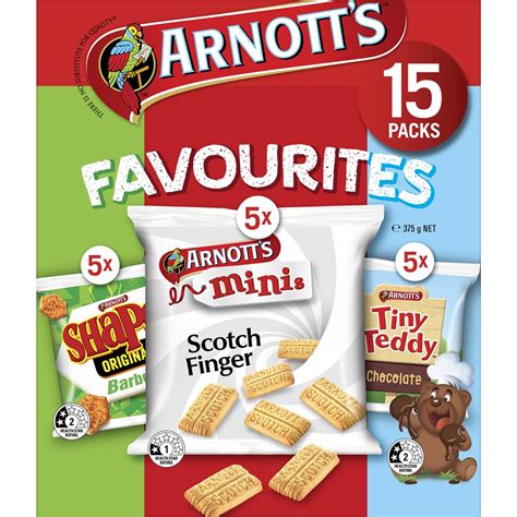Arnott S Favourites Biscuits Variety 15 Pack Woolworths