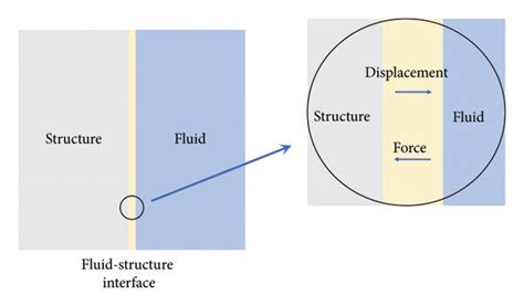 Schematic Diagram Of Fluid Structure Coupling A Fluid Structure Download Scientific Diagram