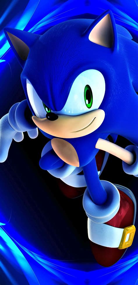 Download Sonic Colors With A Blue Swirl Wallpaper